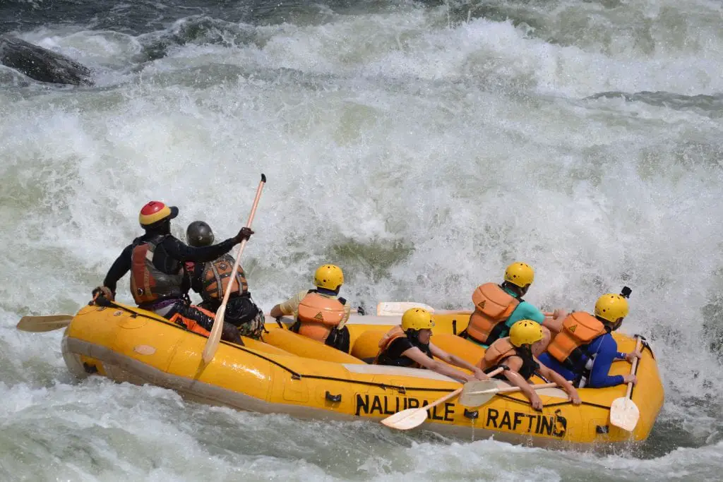 White water rafting in Uganda: Class V Rapids on the Nile in Jinja