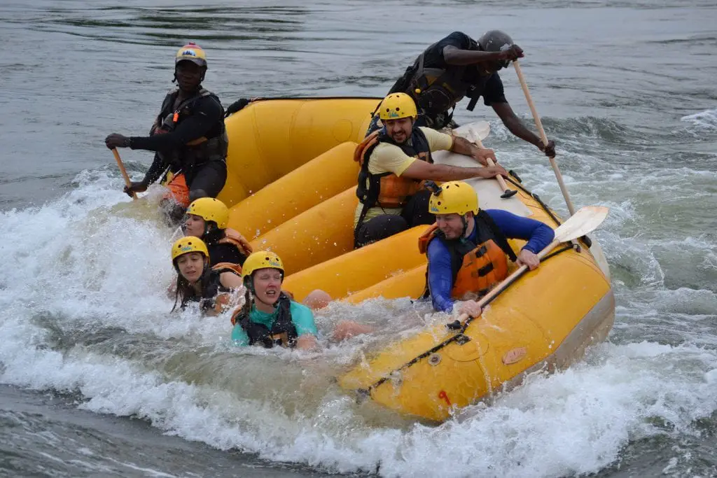 White water rafting in Uganda: Class V Rapids on the Nile in Jinja