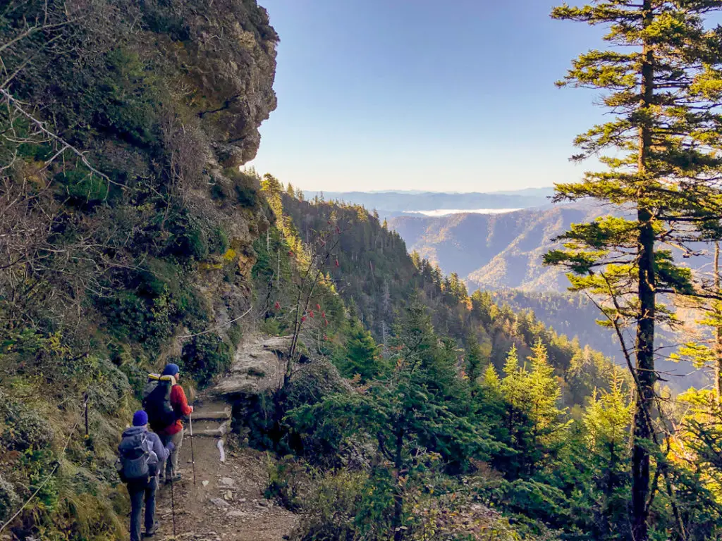 Hiking Mt LeConte in Great Smoky Mountains National Park